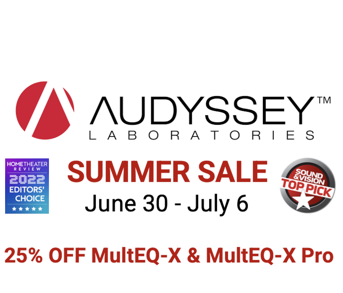 Audyssey MultEQ-X & MultEQ-X Pro July 4th Promotion - Audyssey Laboratories